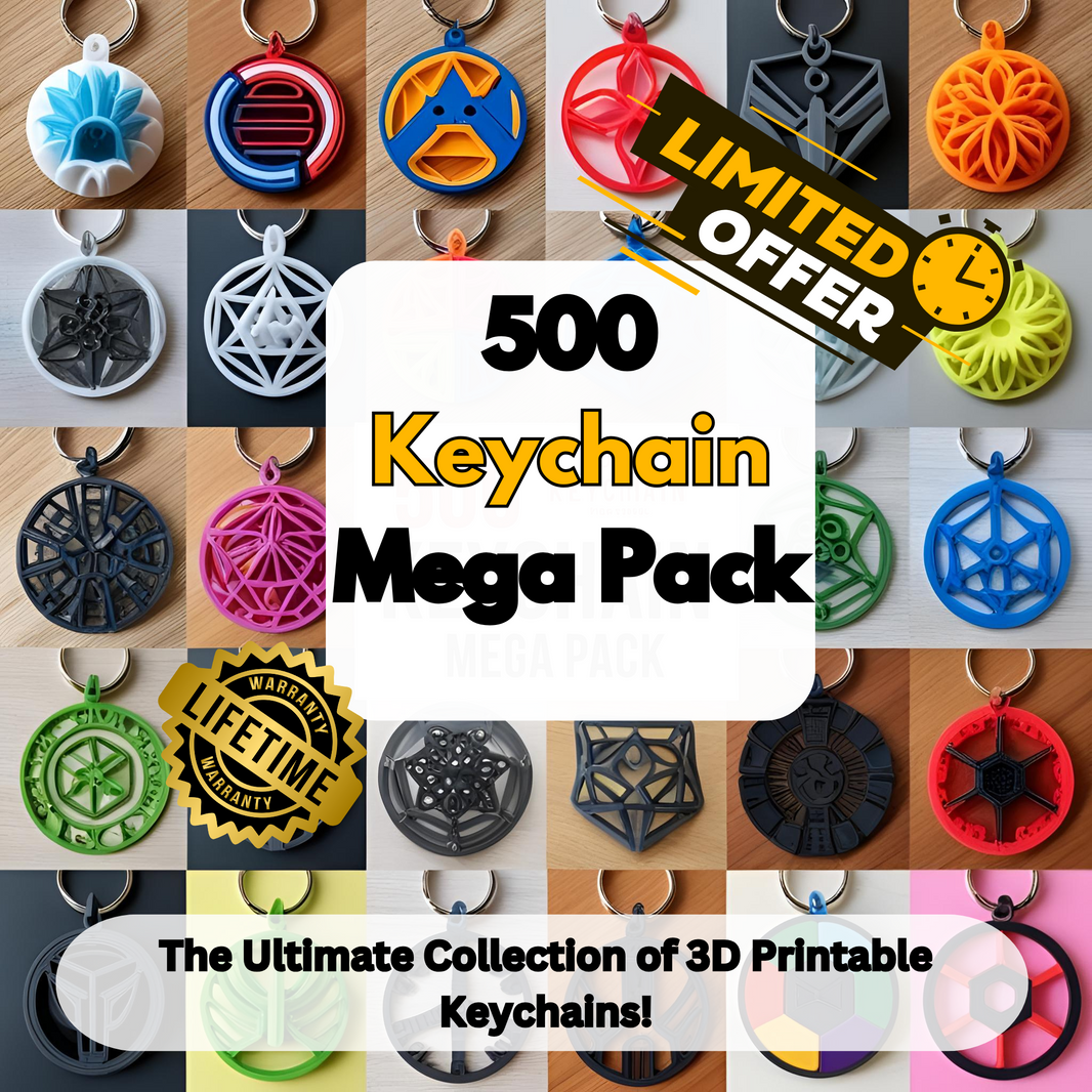 The Ultimate Collection of 3D Printable Keychains!