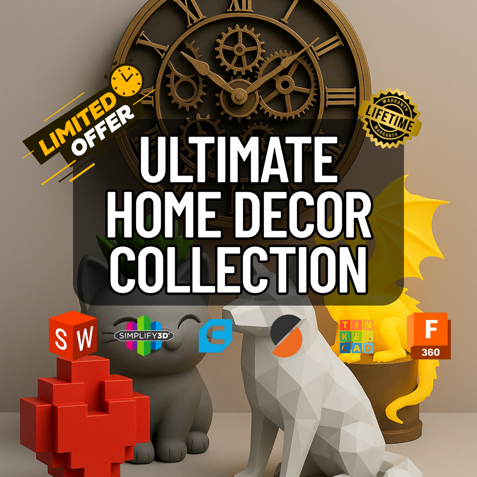 Ultimate 3D Home Décor Collection STL Bundle